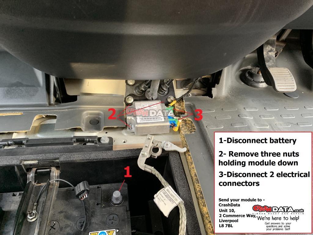 Airbag Module Removal Guide - Crash Data Airbag Module Reset